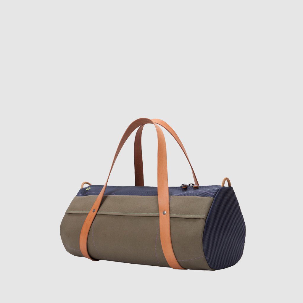 Vintage Canvas Barrel Bag | The Bag Workshop